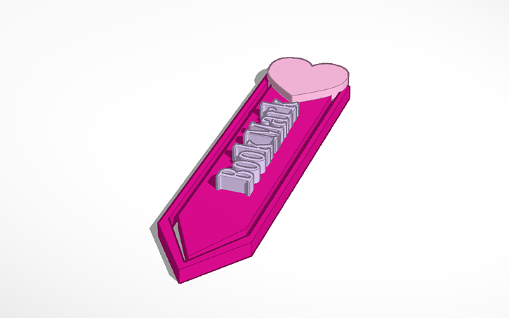 3D design Book Mark - Tinkercad