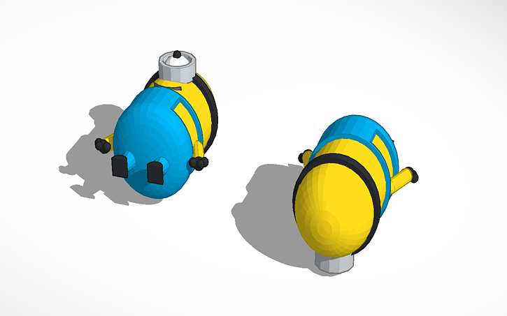 3D design Copy of Minion - Tinkercad