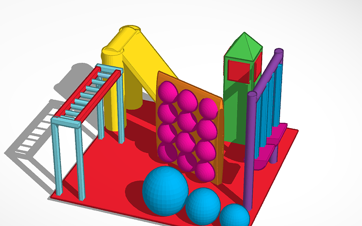 3D design Jungle Gym | Tinkercad