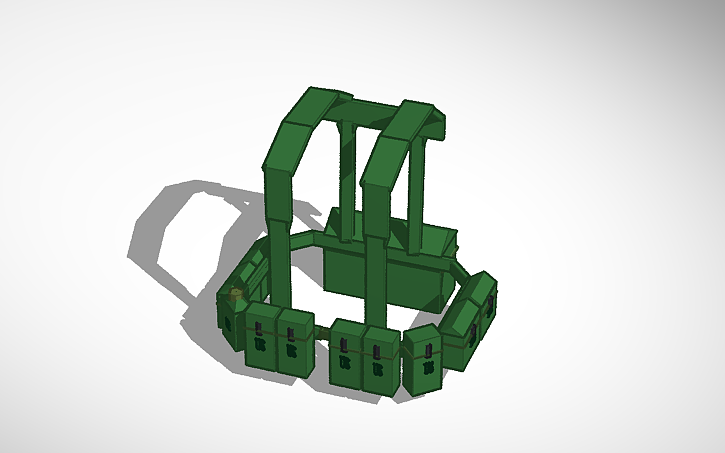 3D design alice webbing - Tinkercad