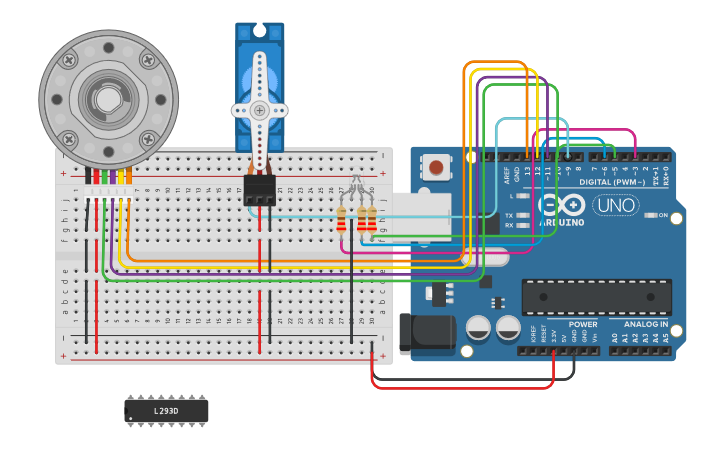 Circuit design tugas 4 - Tinkercad