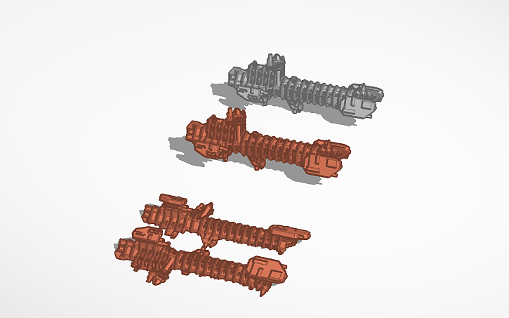 3D design Vanguard Light cruiser - Tinkercad