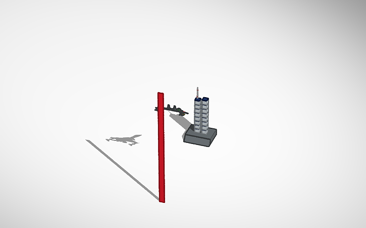 3D design Twin Towers - Tinkercad