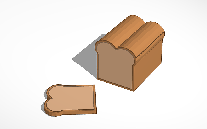 3D design Bread - Tinkercad
