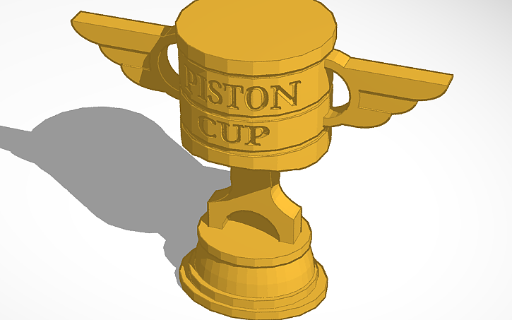 3D design Piston Cup - Tinkercad
