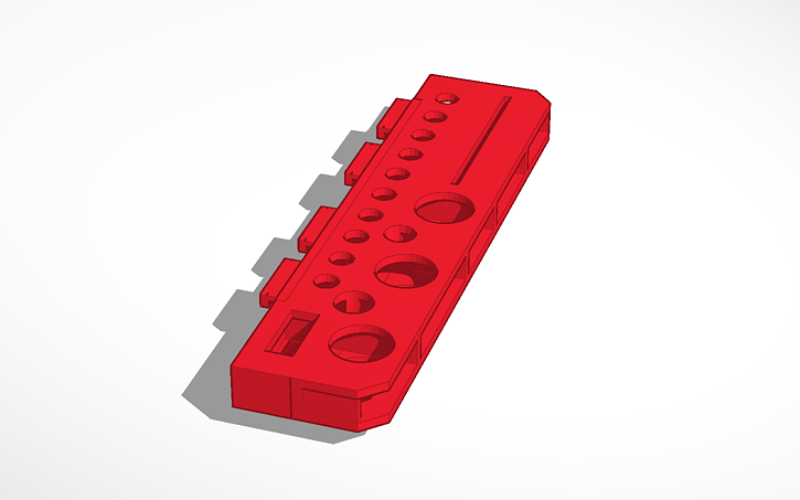 3D design Flashforge Dreamer Sidepanel Toolbox V2 - Tinkercad
