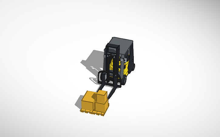 3D design Diseño montacargas - Tinkercad