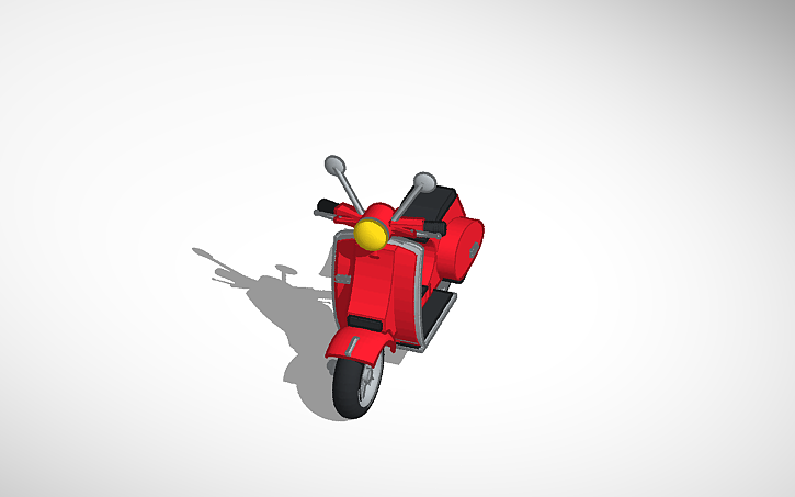 3D design scooter | Tinkercad