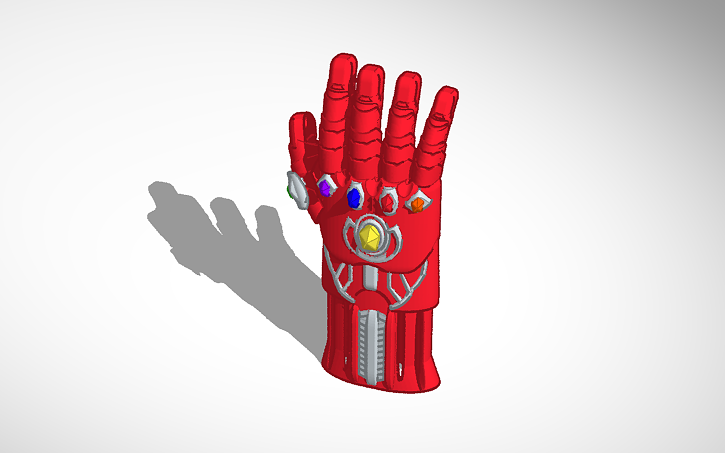 3D design Gauntlet of iron Man/Guantelete de Iron Man - Tinkercad
