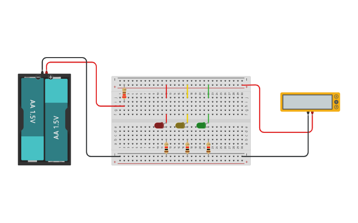 Circuit Design Led Multimeter Tinkercad 
