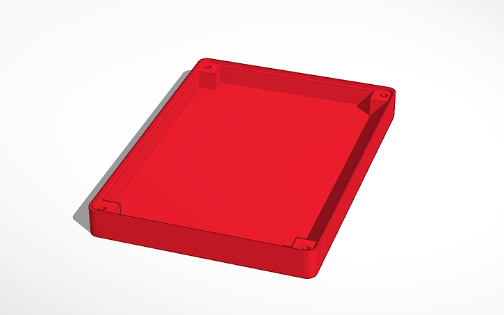3D design Box Lid - Tinkercad