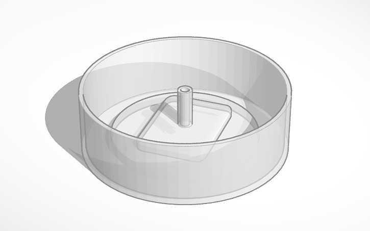 3D design NeoPixel RFID Reader Base - Tinkercad