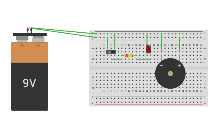 Circuit design 3_ENCENDER LED Y ZUMBADOR EN PARALELO - Tinkercad