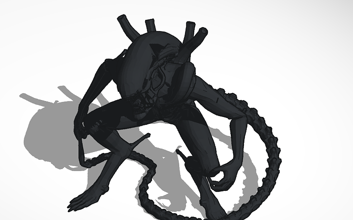 3D design alien isolation - Tinkercad