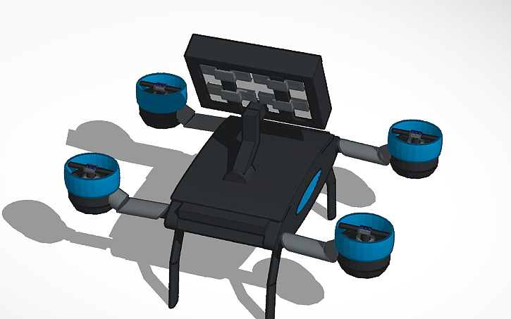 3D design Drone 2070 - Tinkercad