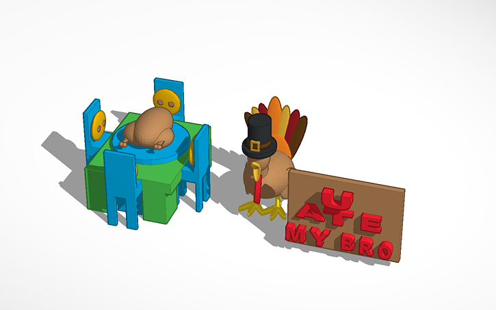 3D design #thanksgiving | Tinkercad