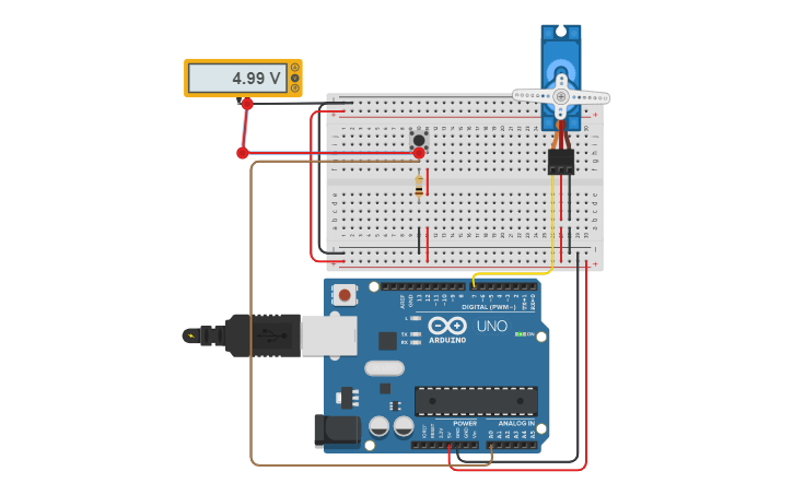 Circuit design TALLER 2_4,PULSADOR | Tinkercad
