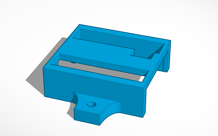 3D design QTPy Holder - Tinkercad