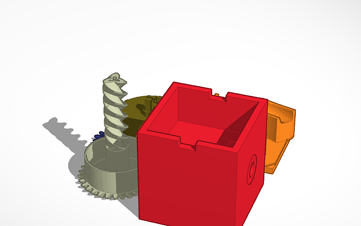 3D design Geared-Crank-Box-For-Triple-Gear | Tinkercad