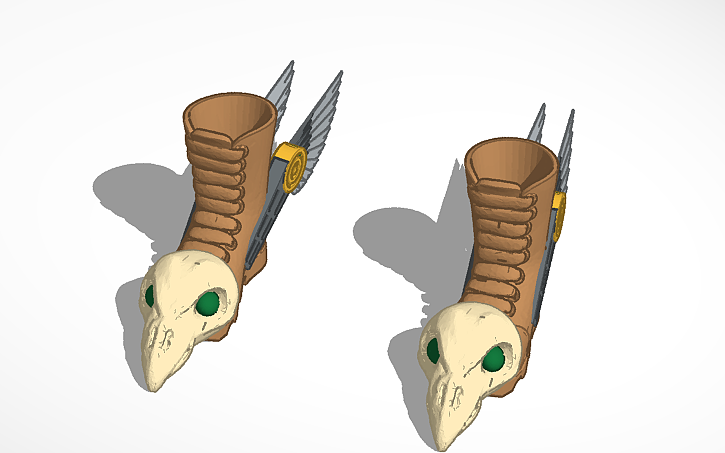 3D design Trrink's Boots - Tinkercad