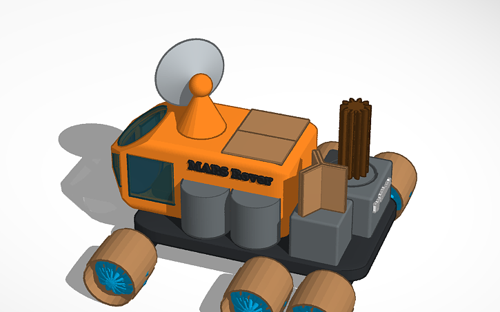 3D design MARS Rover - Tinkercad