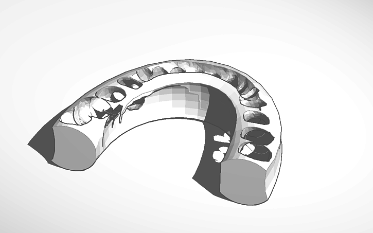3D design Copy of Jaw with Teeth | Tinkercad