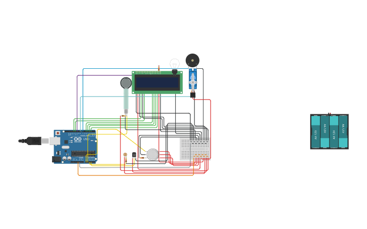 Circuit Design Проект Создание прототипа умного подъезда Tinkercad
