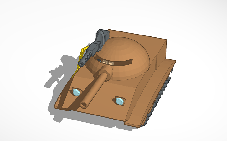 3D design Tank - Tinkercad