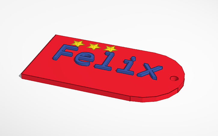 3d Design Name Tag Tinkercad