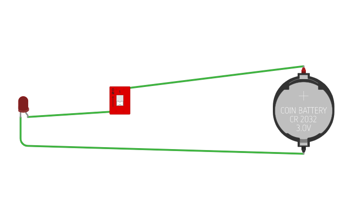 Circuit Design Challenge 1 1 Switch And Led Tinkercad