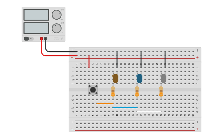 Circuit design Paralelo | Tinkercad