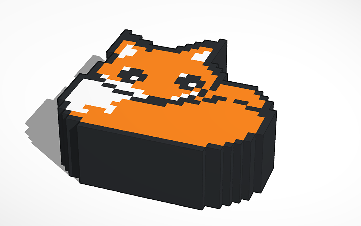 3D design Fox - Tinkercad