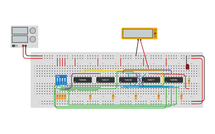 Circuit design POS - Tinkercad