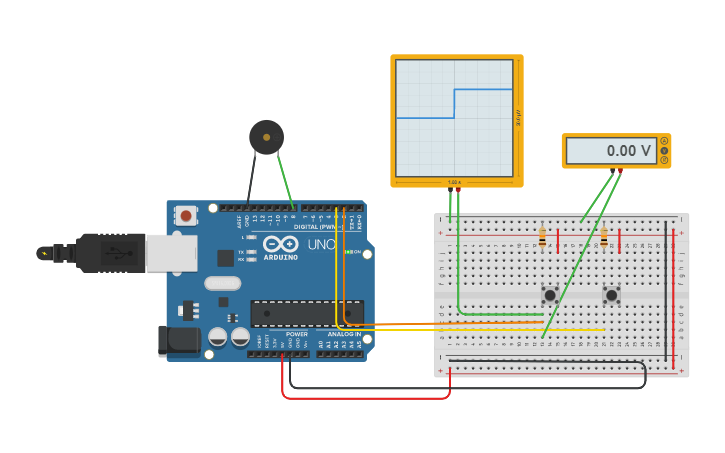 Circuit design Music Player | Tinkercad