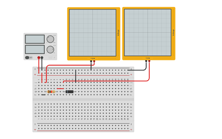 Circuit design Rangkaian Voltage Regulator - Tinkercad