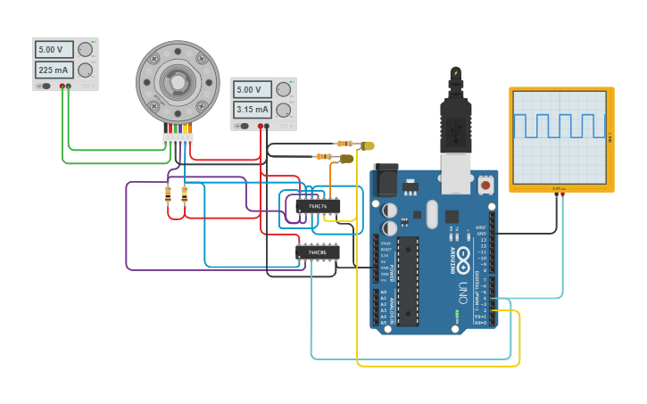 Circuit design Rotary Encoder Kiepke - Tinkercad