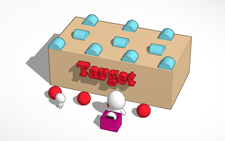 3D design #Target - Tinkercad
