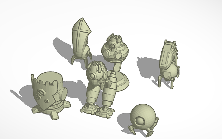 3D design Customised Chess pieces - Tinkercad