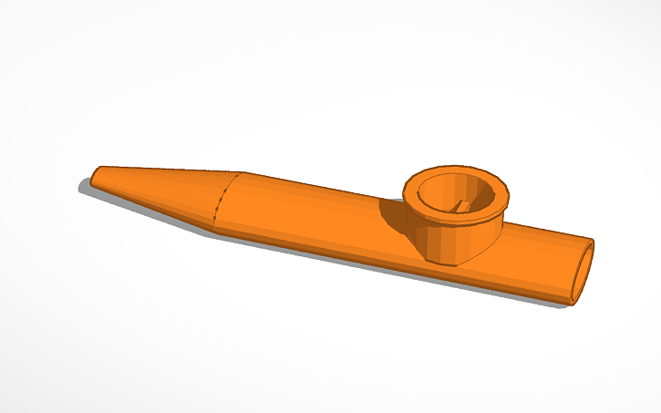 3D design kazoo - Tinkercad
