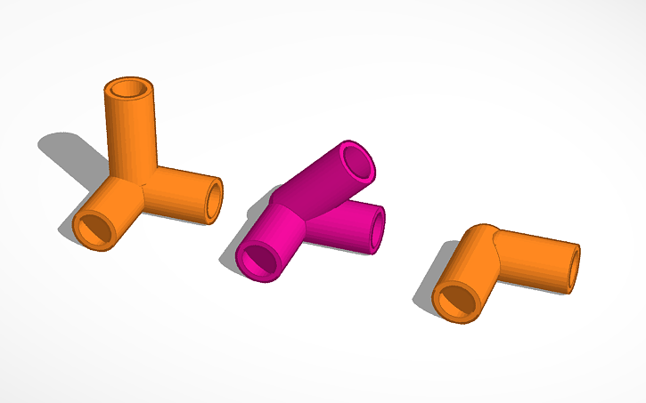 3d Design Straw Connectors 7 Mm Tinkercad
