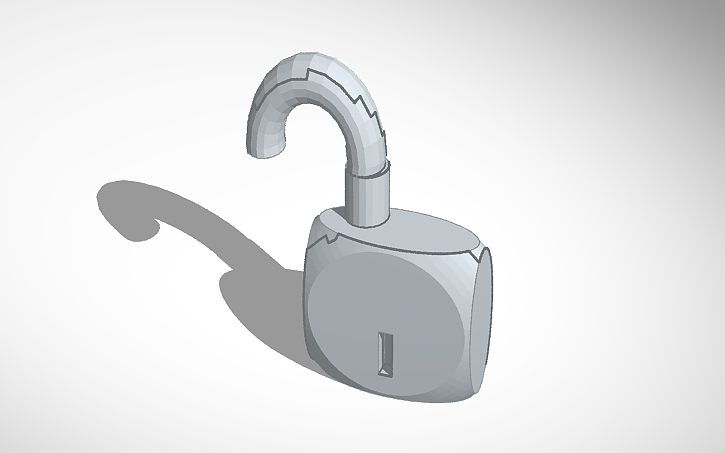 3D design Lock | Tinkercad