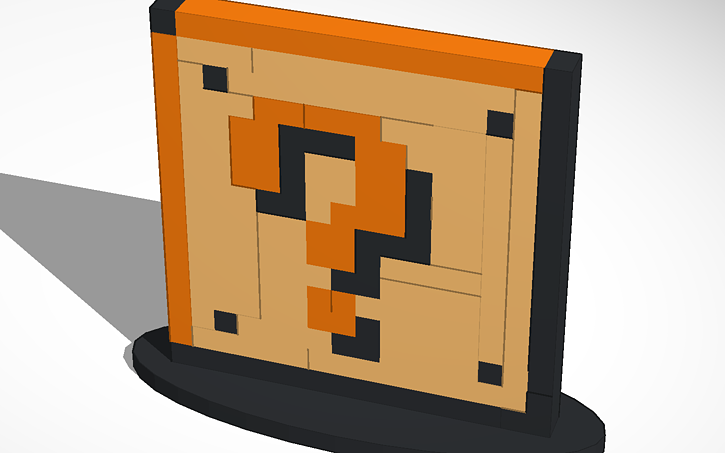 3D design Nintendo - ? Block - 8 Bit | Tinkercad