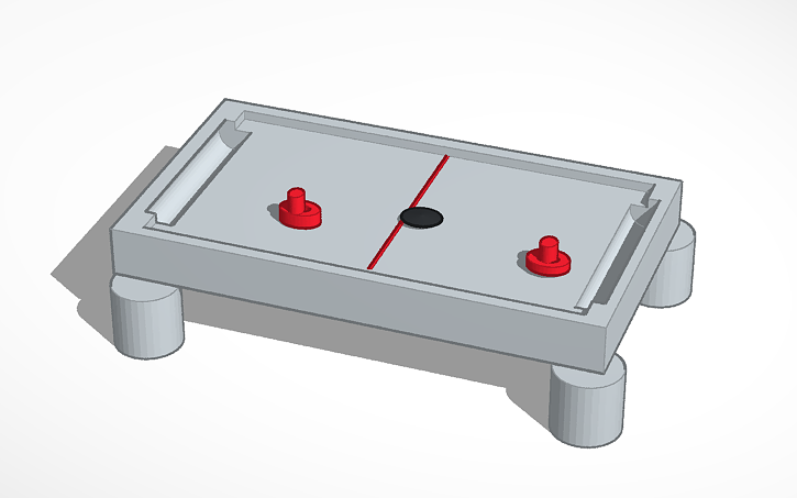 3D design planet new air hockey - Tinkercad