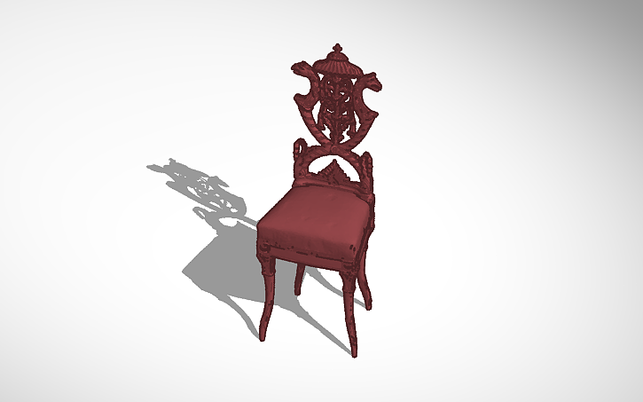 3D design Old chair - Tinkercad