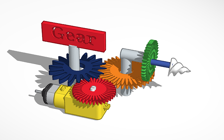3D design Gears - Tinkercad
