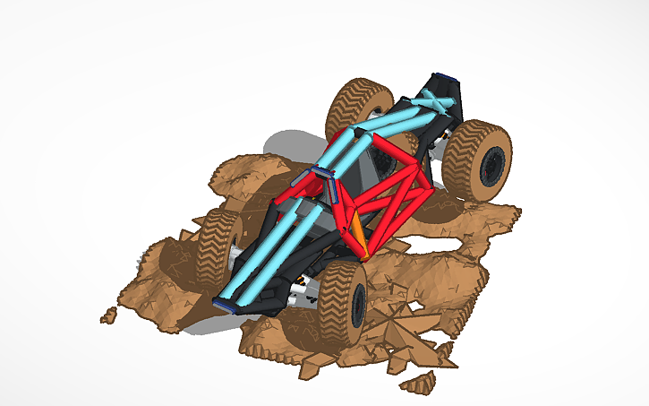 3D design off road buggy - Tinkercad