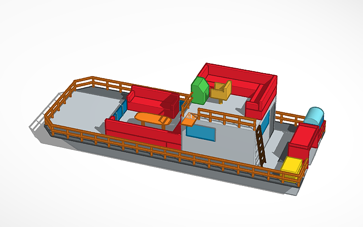 3D design Boat | Tinkercad