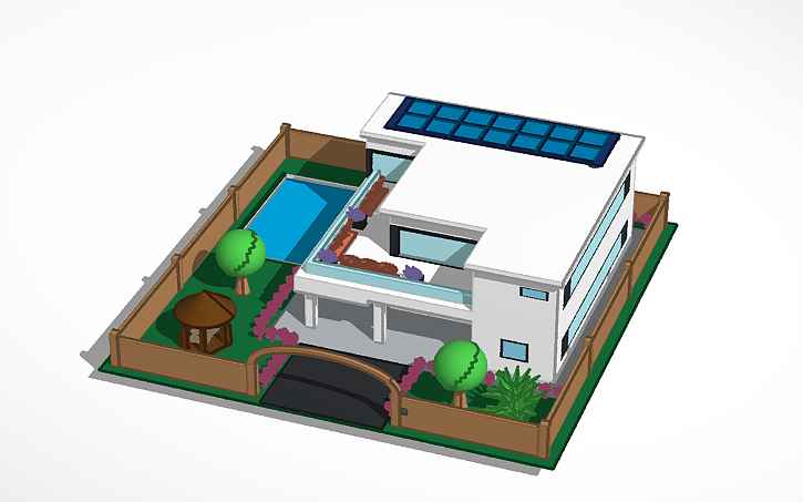 3D design Copy of SMART HOUSE - Tinkercad