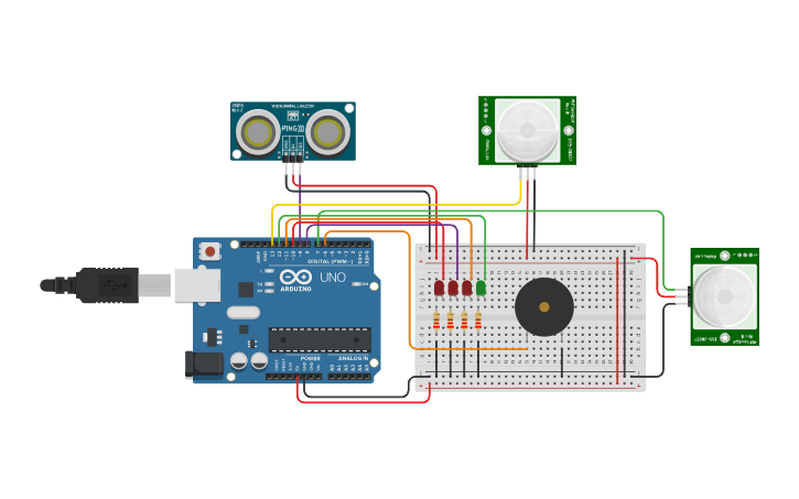 Circuit design Redes | Tinkercad