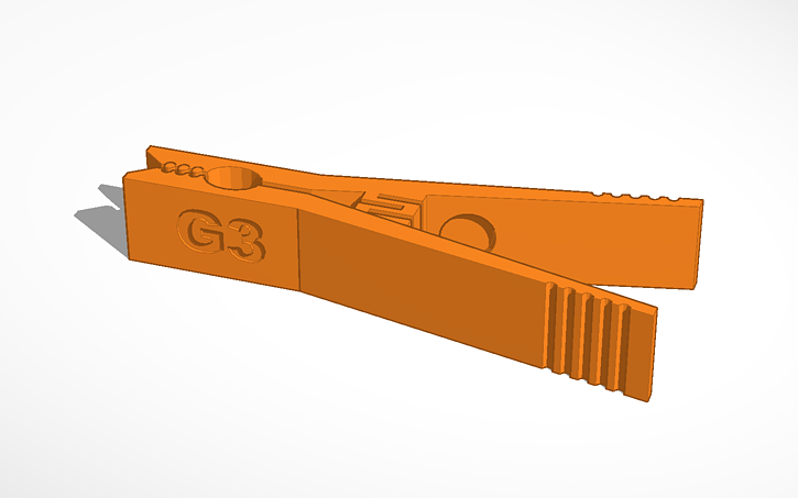 3D design Pinza v3 - Tinkercad